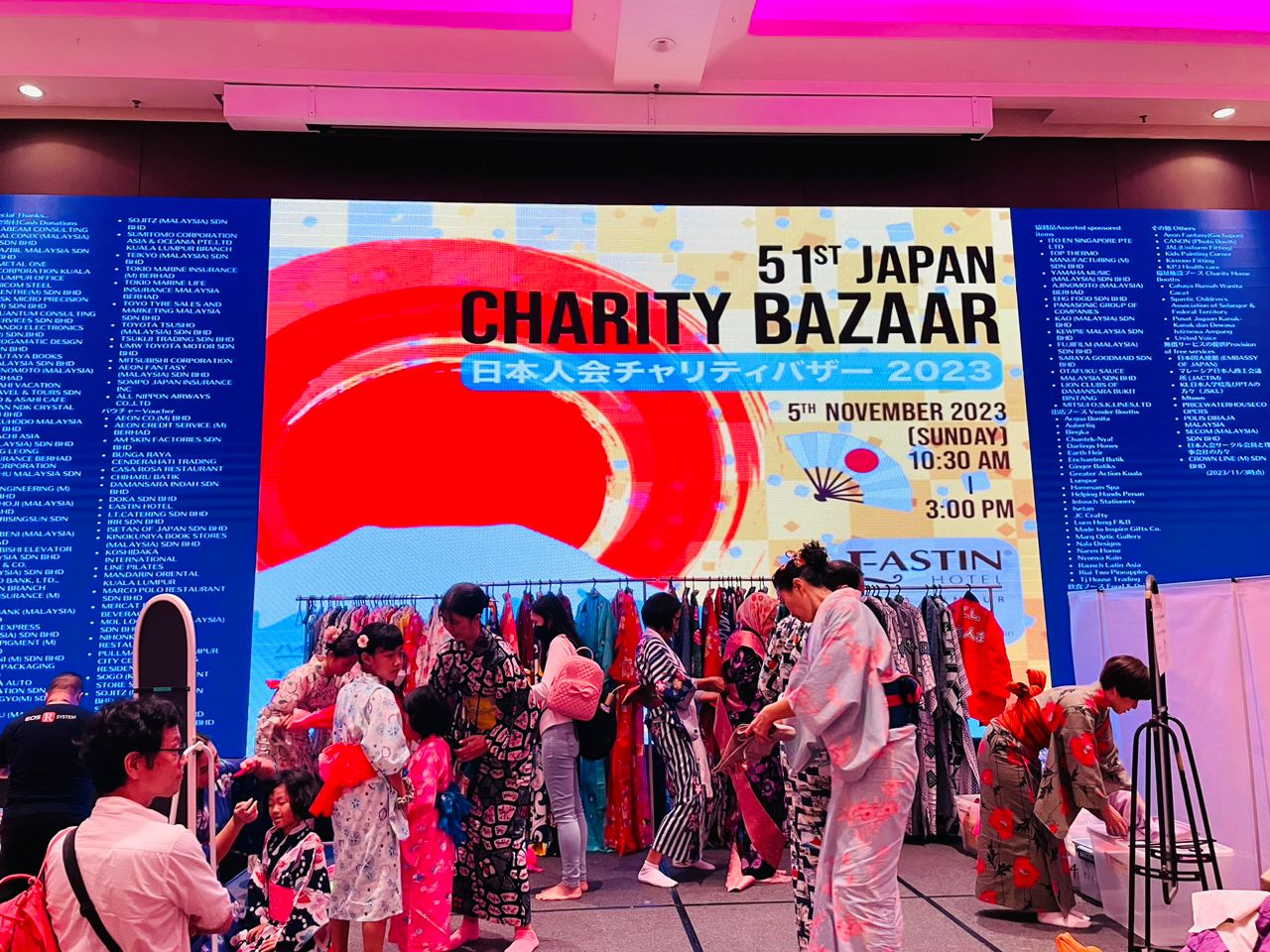The 51st Japan Club KL Charity Bazaar 2023 - LIKEARISINGSUN